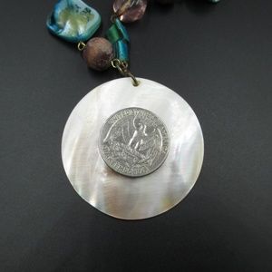 Jewelry | Vintage 19 Inch Stunning Shell Pendant Necklace | Poshmark